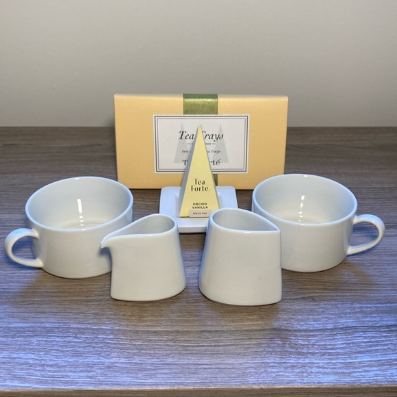 Tea Forte | Kitchen | Tea Forte Set Porcelain Modernist White | Poshmark